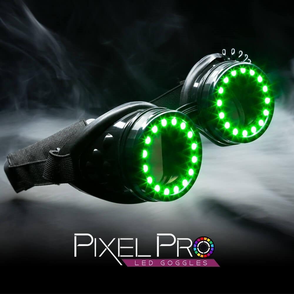 GloFX Pixel Pro LED Goggles | The Rave Cave