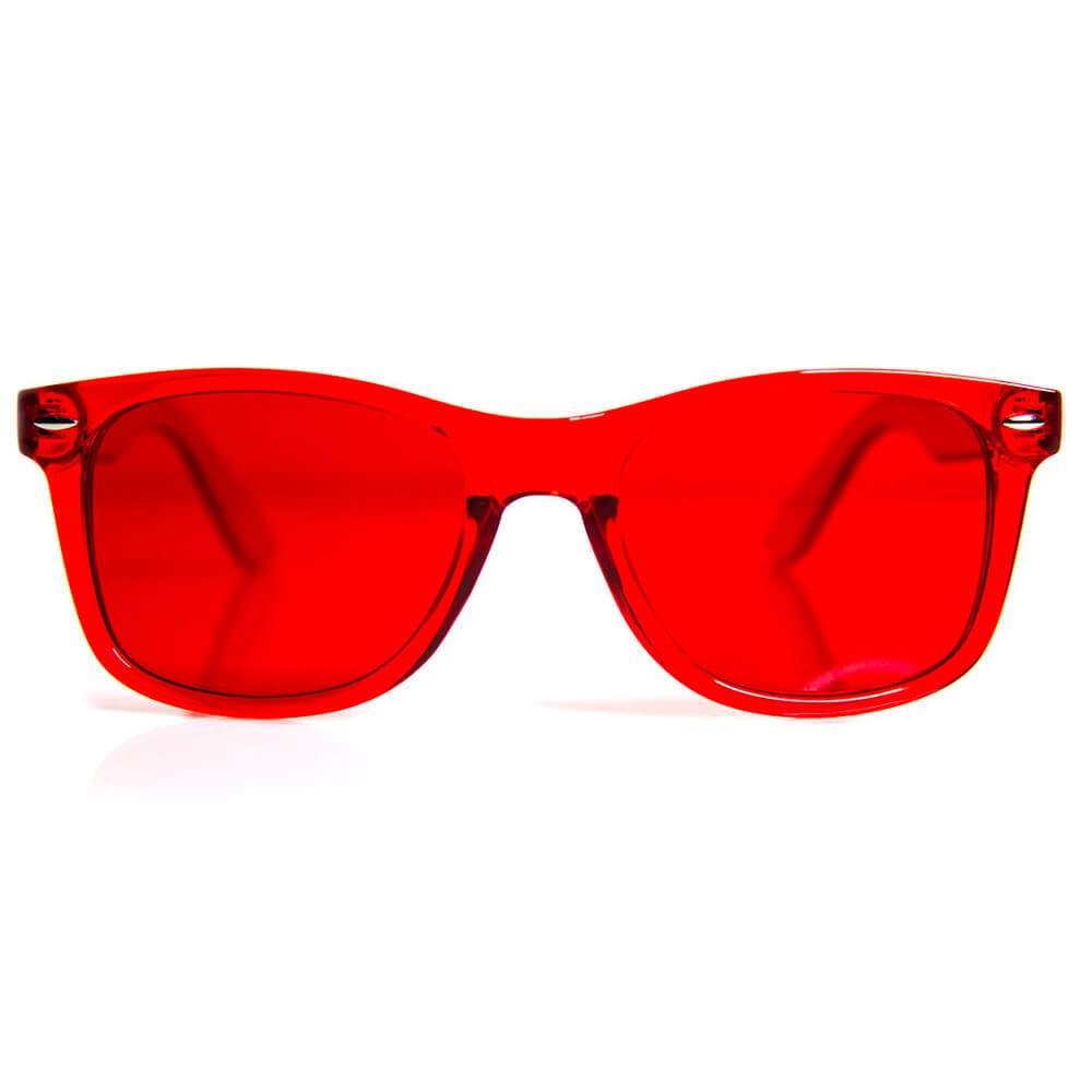 GloFX Colour Therapy Mood Glasses - Red Chromatherapy | The Rave Cave